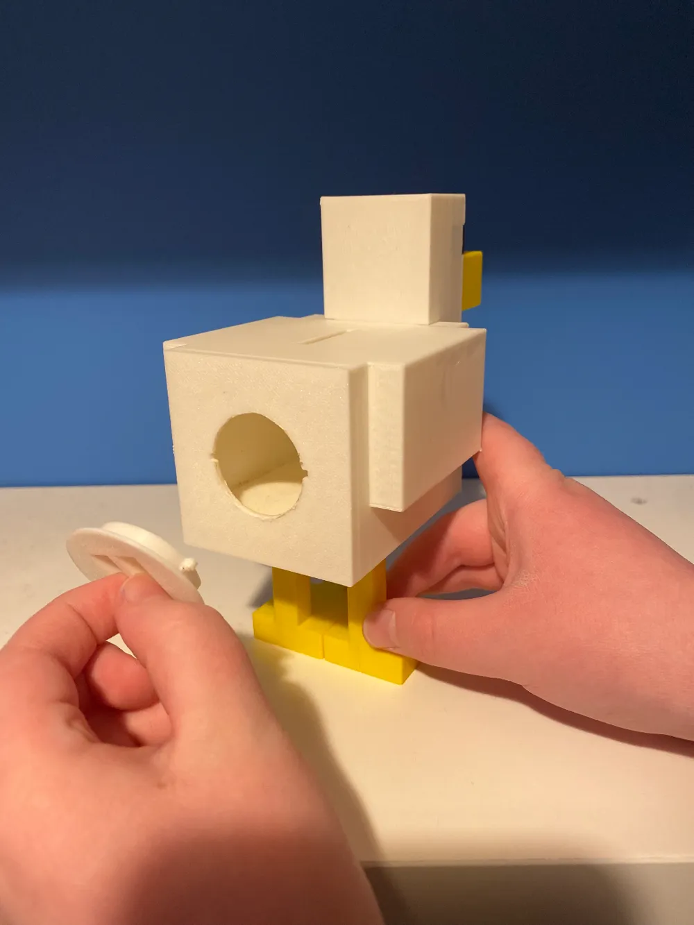 Minecraft Chicken Money Box / Piggy Bank by DISCOPG - MakerWorld