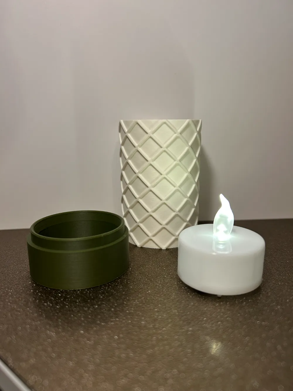 Tea Light Lamp - KC008 - Free 3D Print Model - MakerWorld