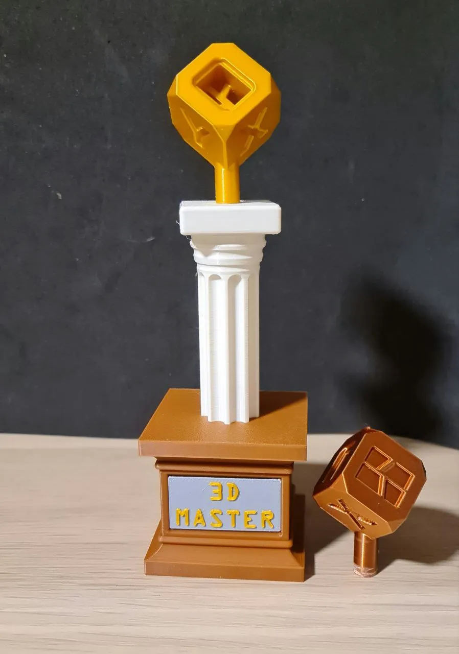 3D Master Trophy by Mk3D - MakerWorld