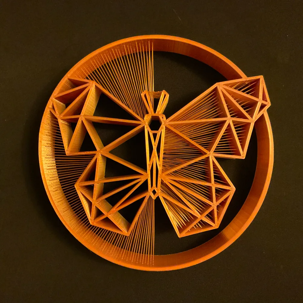 Butterfly String Art by ShimaArchi - MakerWorld