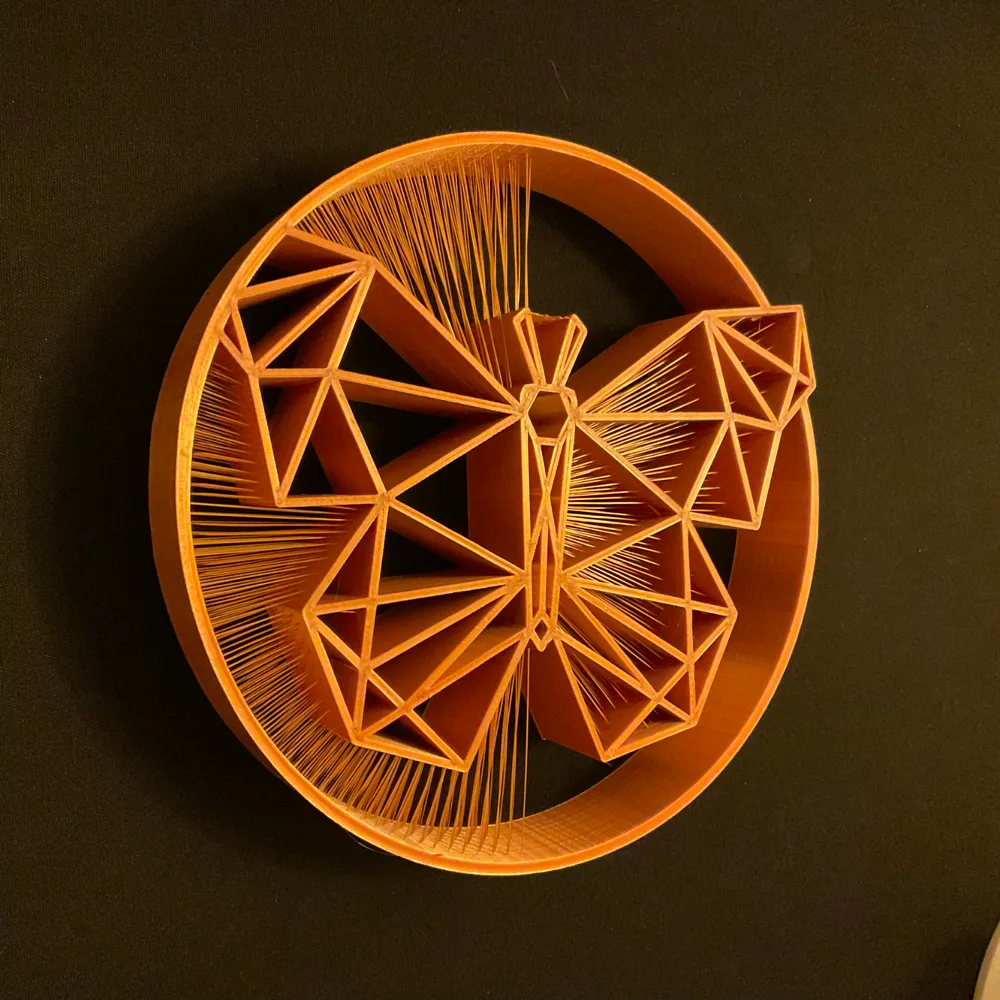 Butterfly String Art by ShimaArchi - MakerWorld