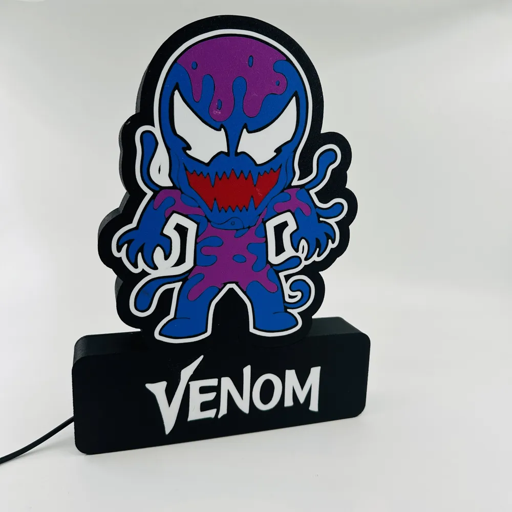 Venom Led Lamp by Smart3d by Gabriel Gomes - MakerWorld