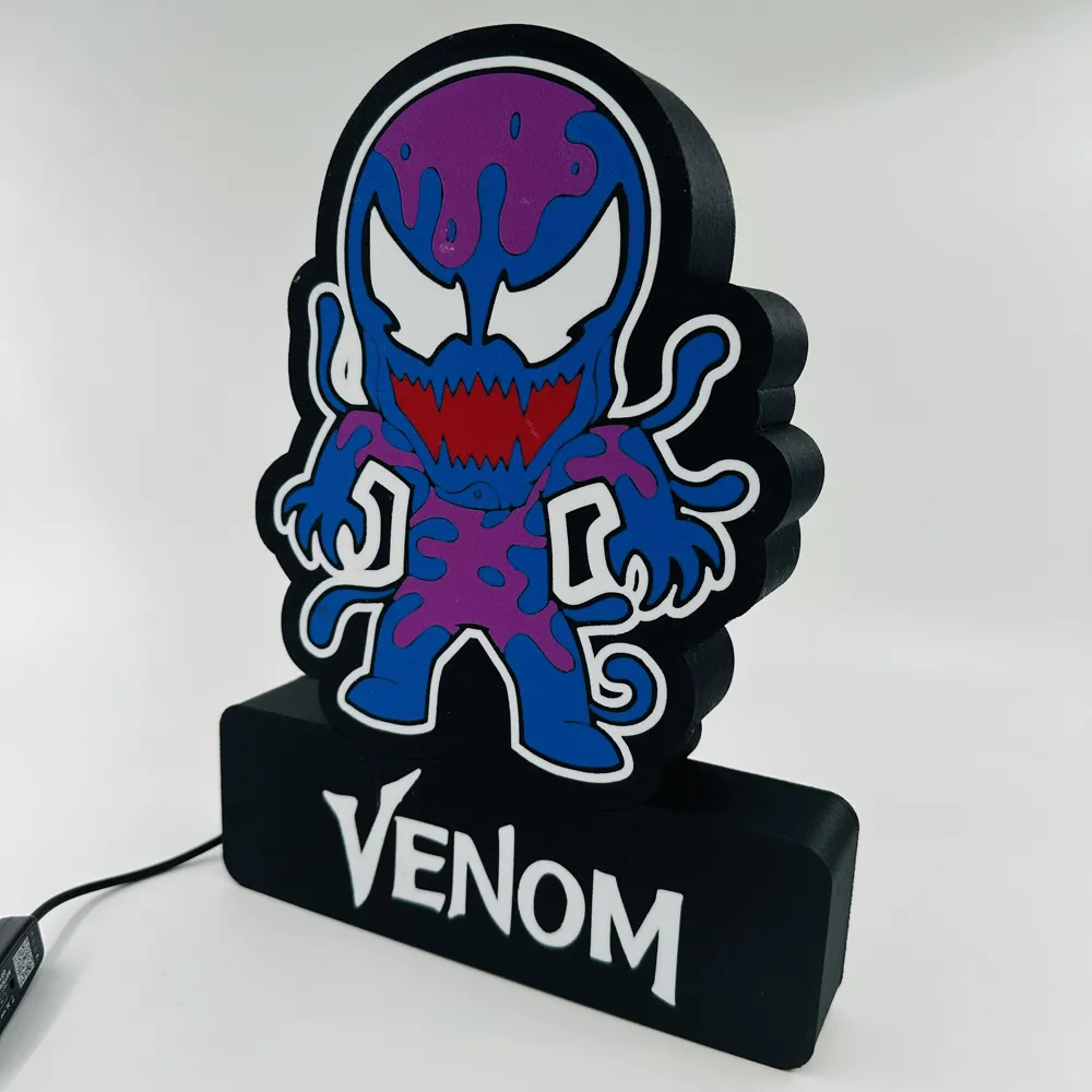 Venom Led Lamp by Smart3d by Gabriel Gomes - MakerWorld