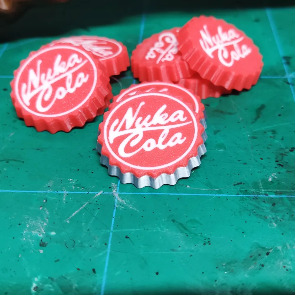 Fallout Nuka Cola Caps - Bottle Cap by ASTDrones - MakerWorld