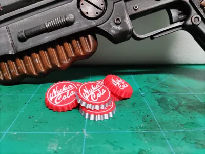 Fallout Nuka Cola Caps - Bottle Cap by pumpkin20303 - MakerWorld