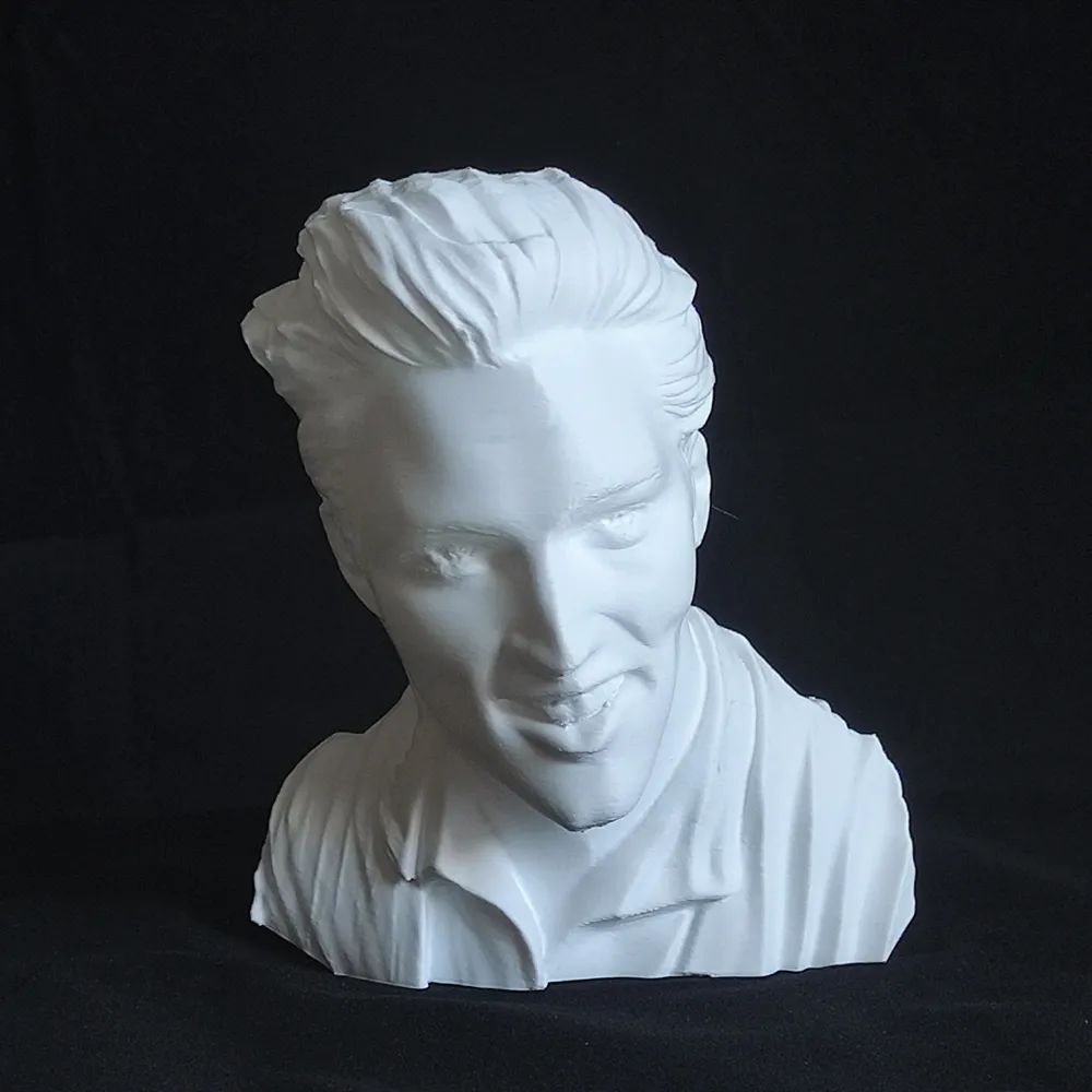bust of Elvis Presley by ArmoredWolf MakerWorld: Download Free 3D Models