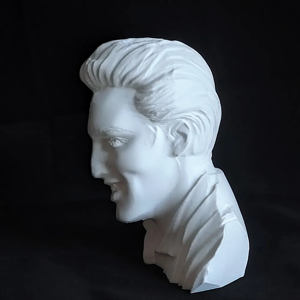 bust of Elvis Presley by ArmoredWolf MakerWorld: Download Free 3D Models