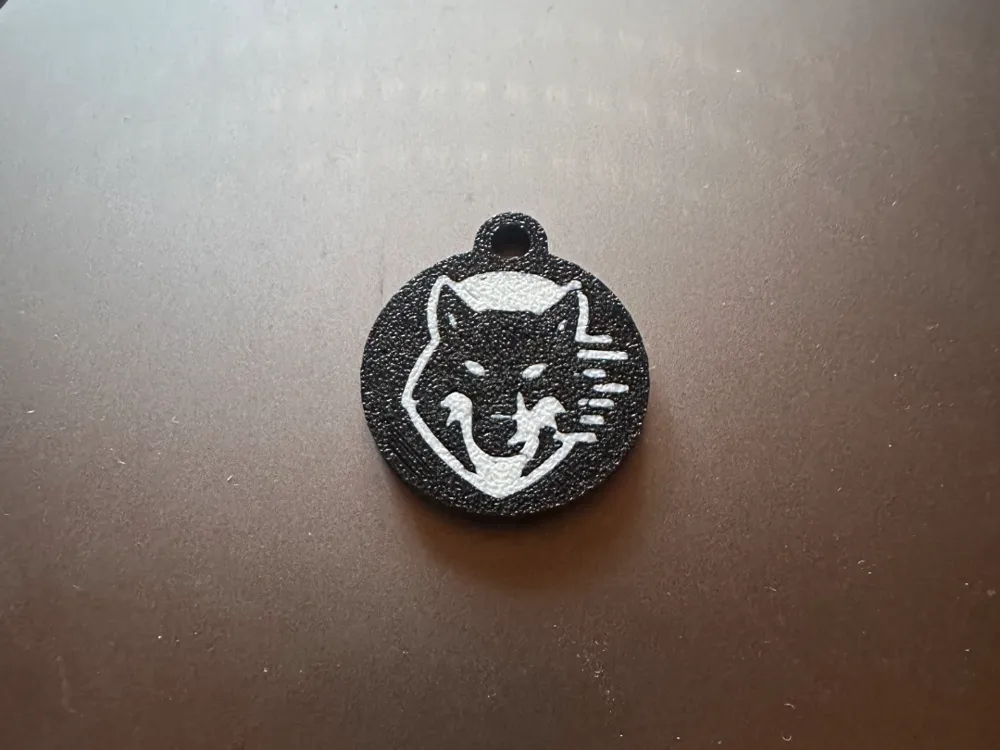 Wolf keychain - Free 3D Print Model - MakerWorld