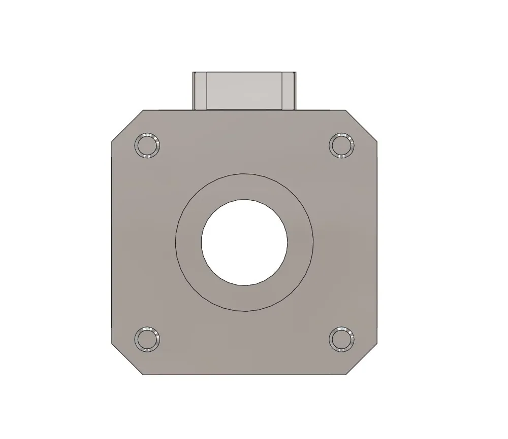 Mini Nema 17 1:2 Stepper Motor with Pot Cutout by niklas.polzer.email ...
