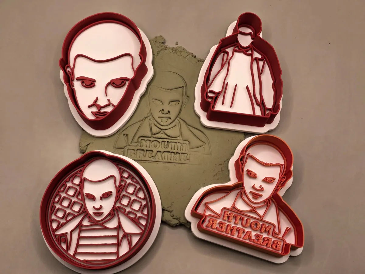 Eleven Cookie Cutter Playdoh Stamp Stranger Things - Free 3D Print ...