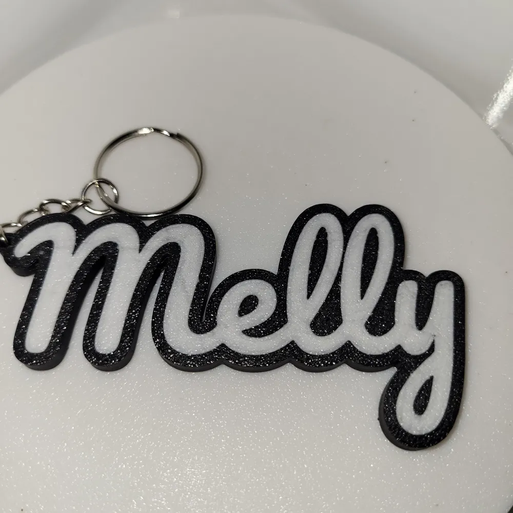 Flush – Customizable Name Keychain - Free 3D Print Model - MakerWorld