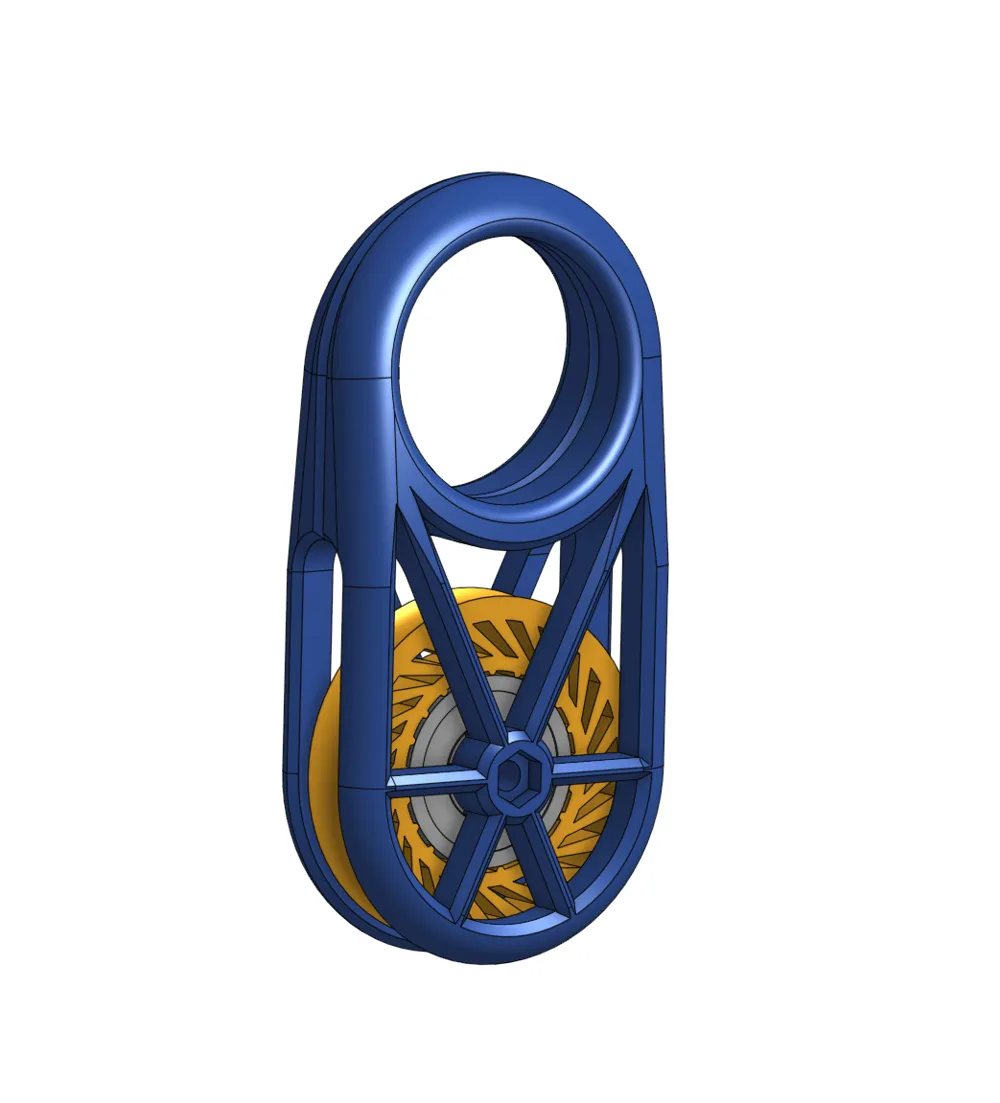 Snatch Block Pulley (608+M3) – Plus - Free 3D Print Model - MakerWorld