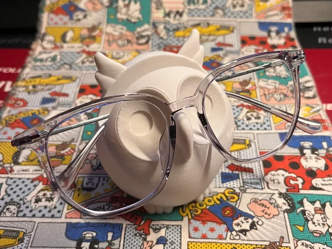 [Single-Color Assembly] - Owl Eyeglass Holder - Free 3D Print Model ...