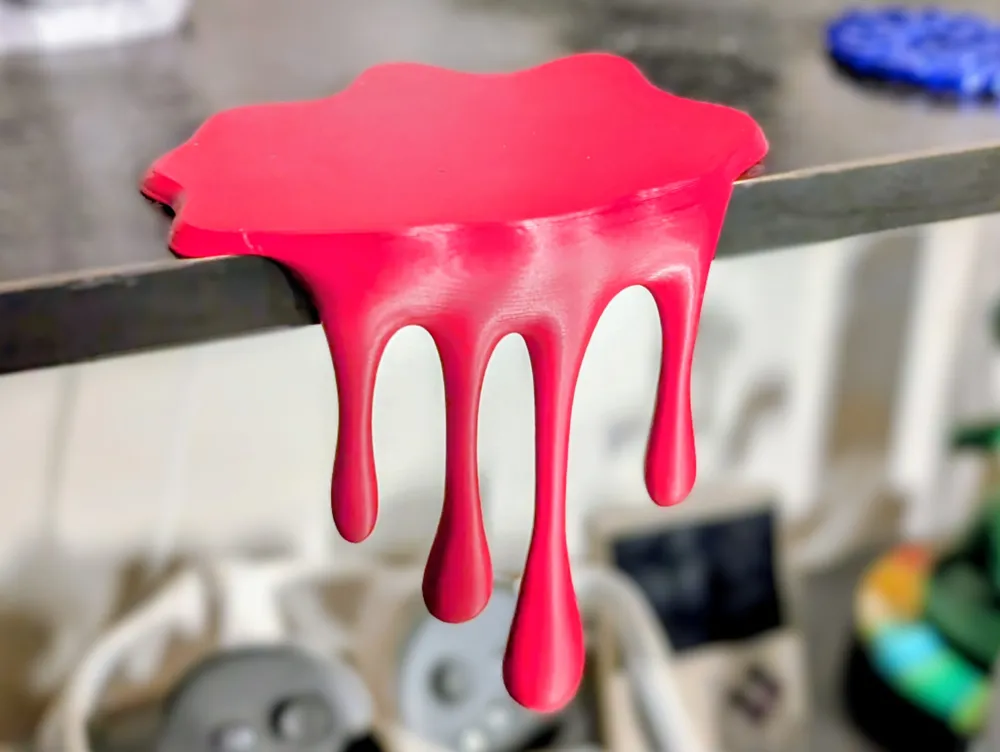Dripping Puddle Decoration - No Supports Required - Free 3D Print Model ...