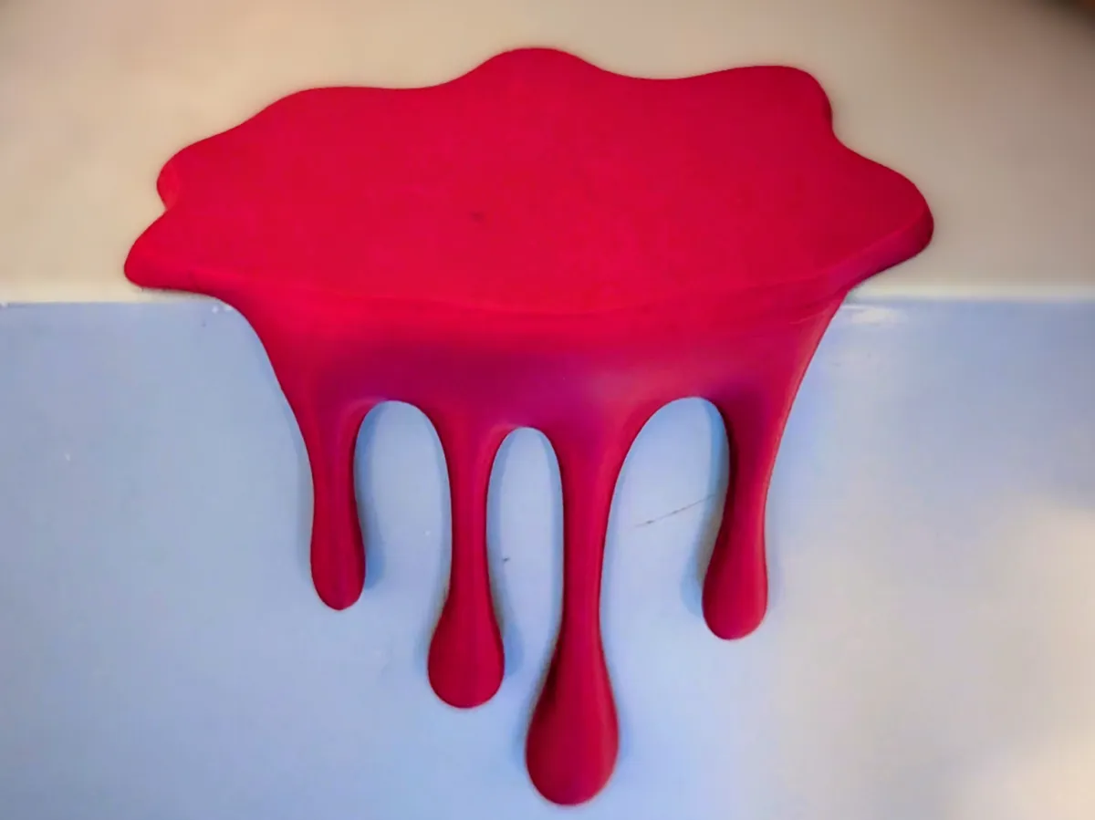Dripping Puddle Decoration - No Supports Required - Free 3D Print Model ...