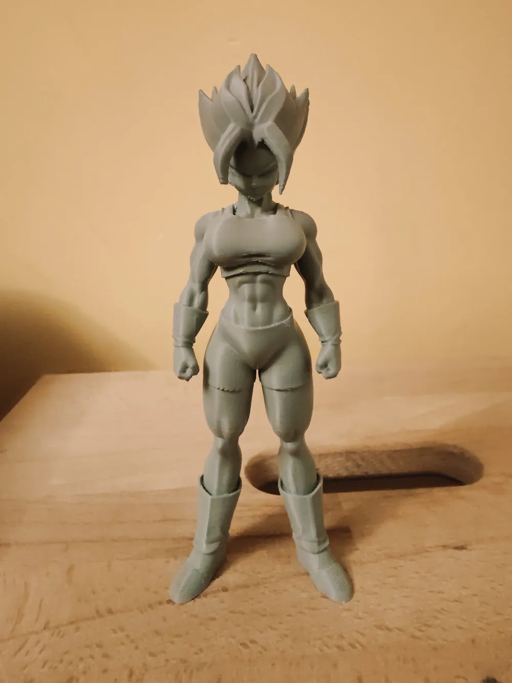 Female Super Saiyan - Free 3D Print Model - MakerWorld