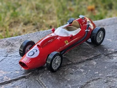 1954 Ferrari 553 F1 (Pinewood Derby Car Shell) by Troysterr - MakerWorld