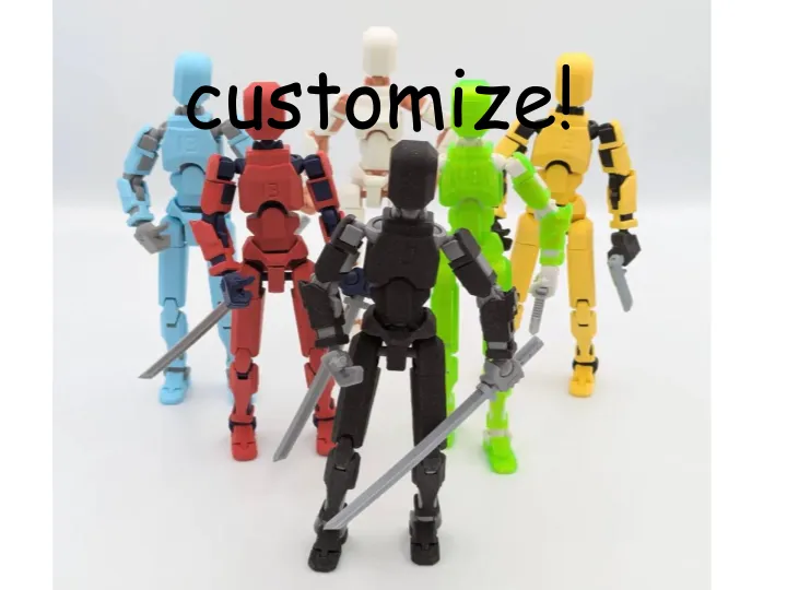 customizable dummy 13 with customizable case! - Free 3D Print Model ...