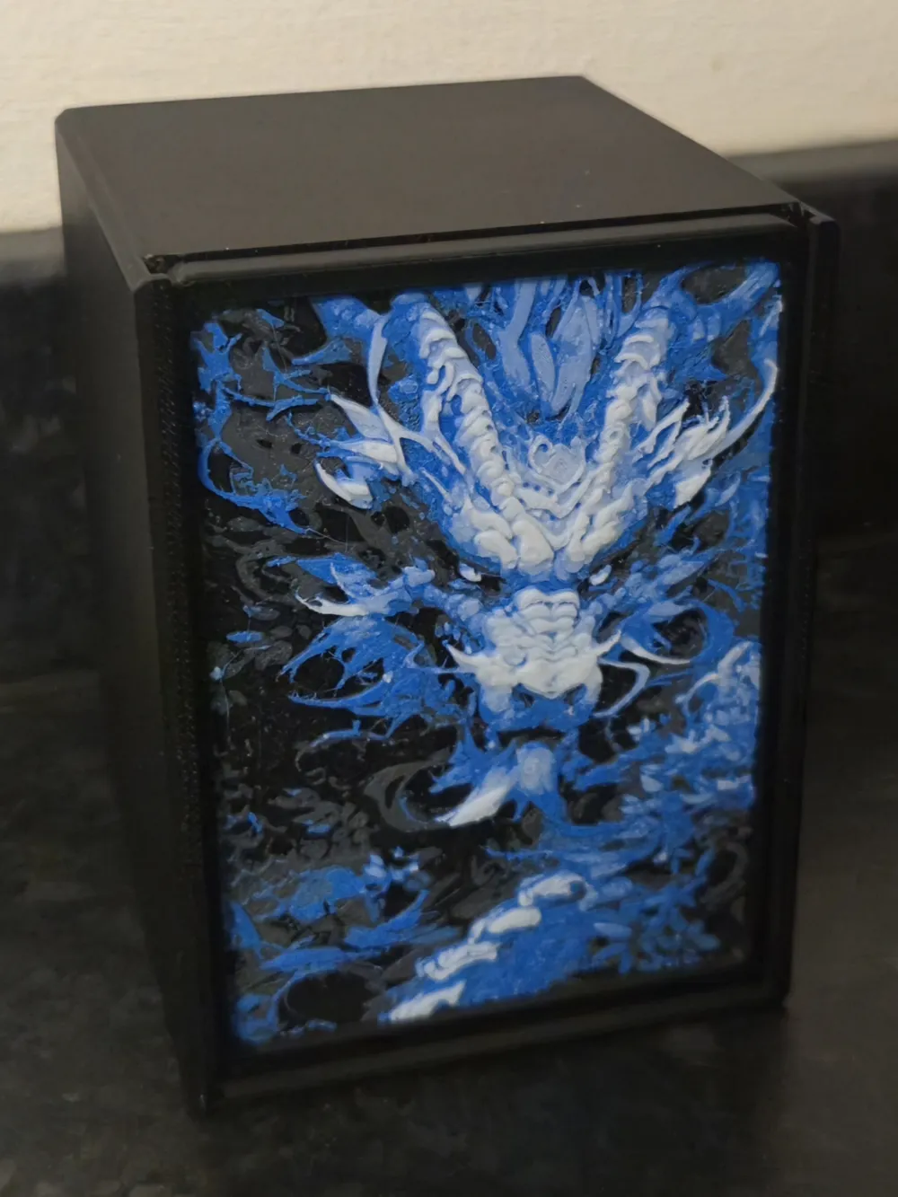 MTG Commander Deck Box intarsio Drago Hueforge - Modello di stampa 3D ...