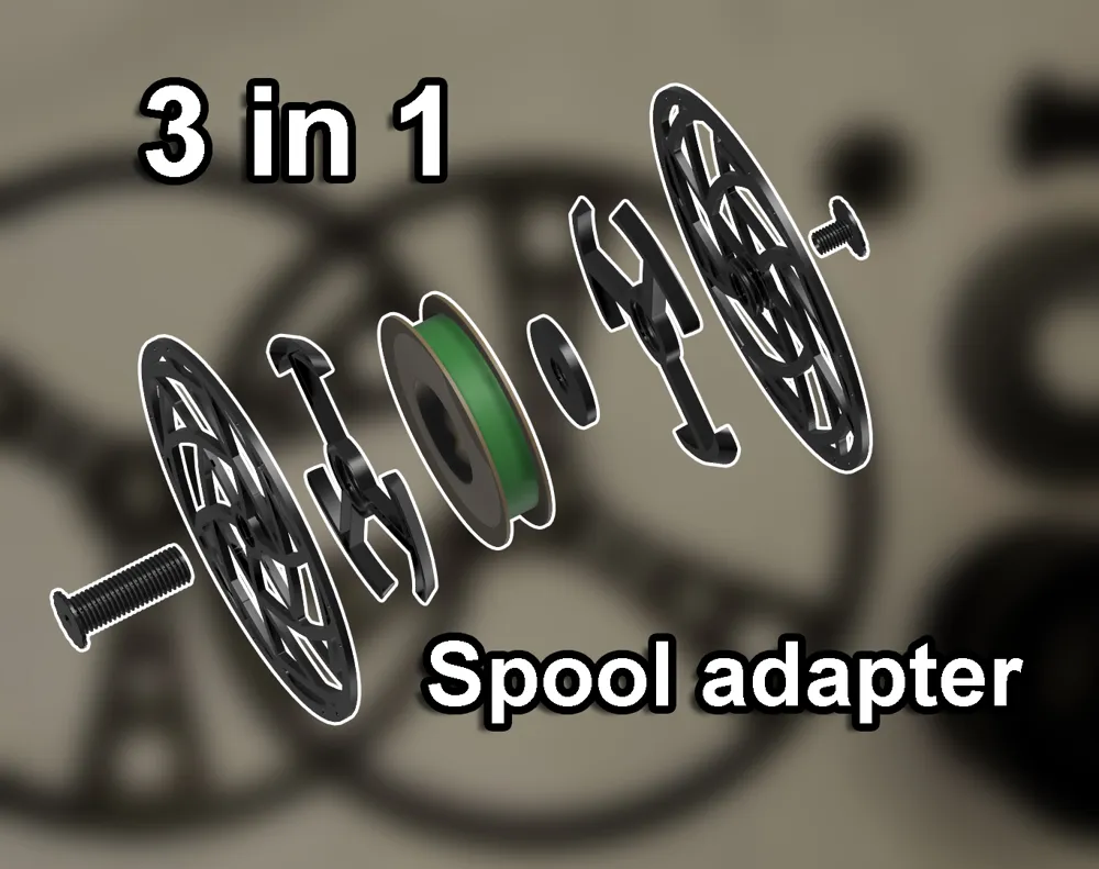 3 in 1 spool adapter (ams, respool, refills) by jf-villemure - MakerWorld
