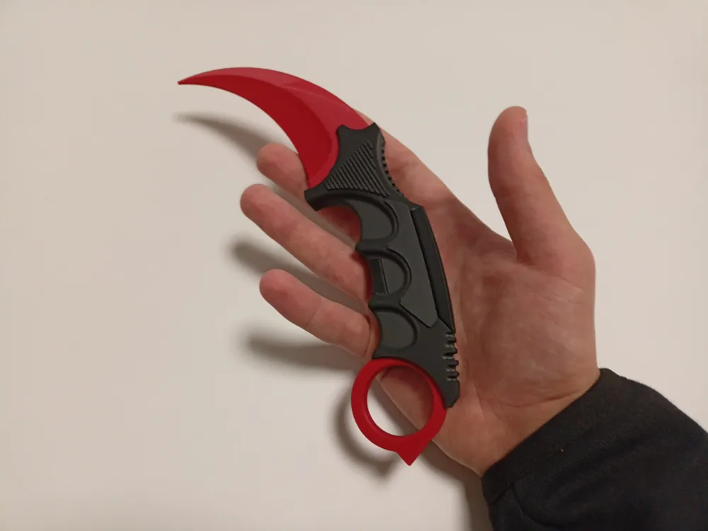 CS2 Karambit - Free 3D Print Model - MakerWorld