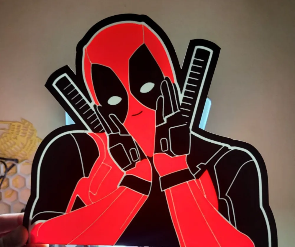 Deadpool Lightbox by MP Creations - MakerWorld