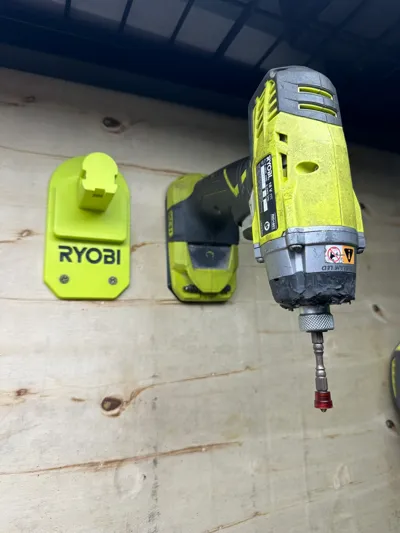 Ryobi Wall Mount Tool Holder - Free 3D Print Model - MakerWorld