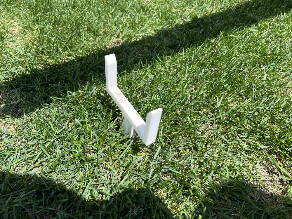 Downspout Support Stake - 4" wide down spout by Bob MakerWorld ...