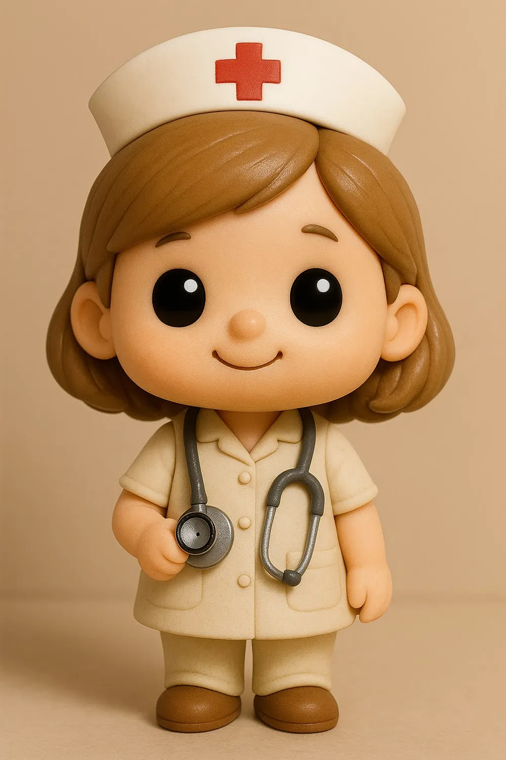 charming nurse figurine - Free 3D Print Model - MakerWorld