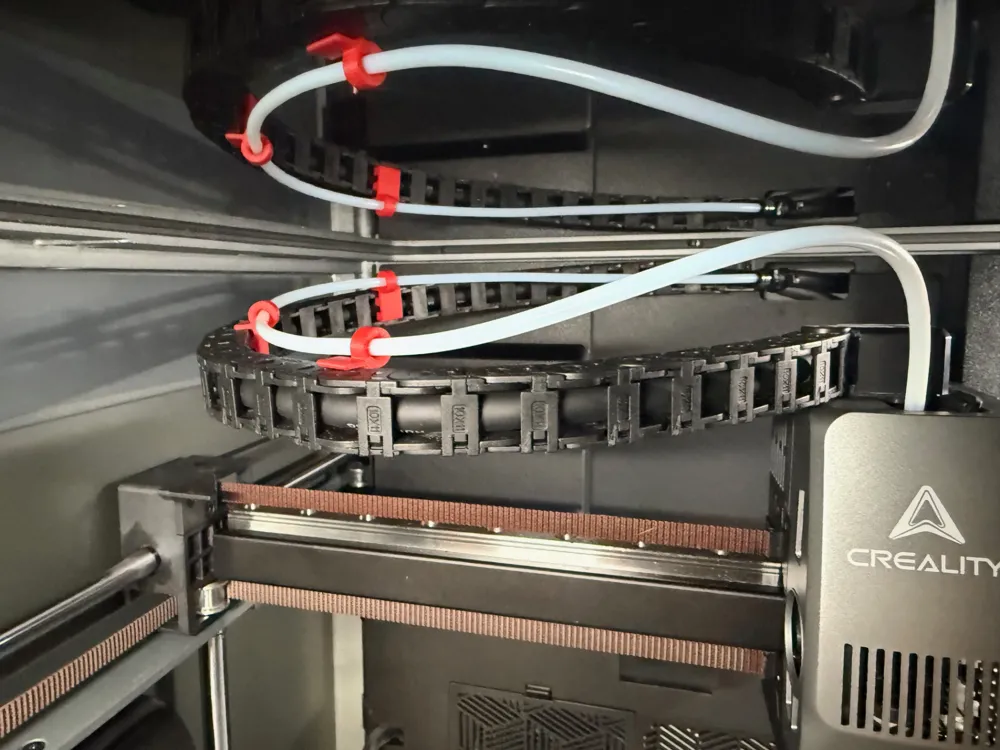 Creality K2 Plus Bowden Tube Clips - Free 3D Print Model - MakerWorld