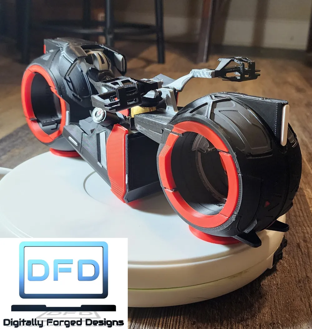 Tron Ares Screen Accurate Lightcycle - Free 3D Print Model - MakerWorld