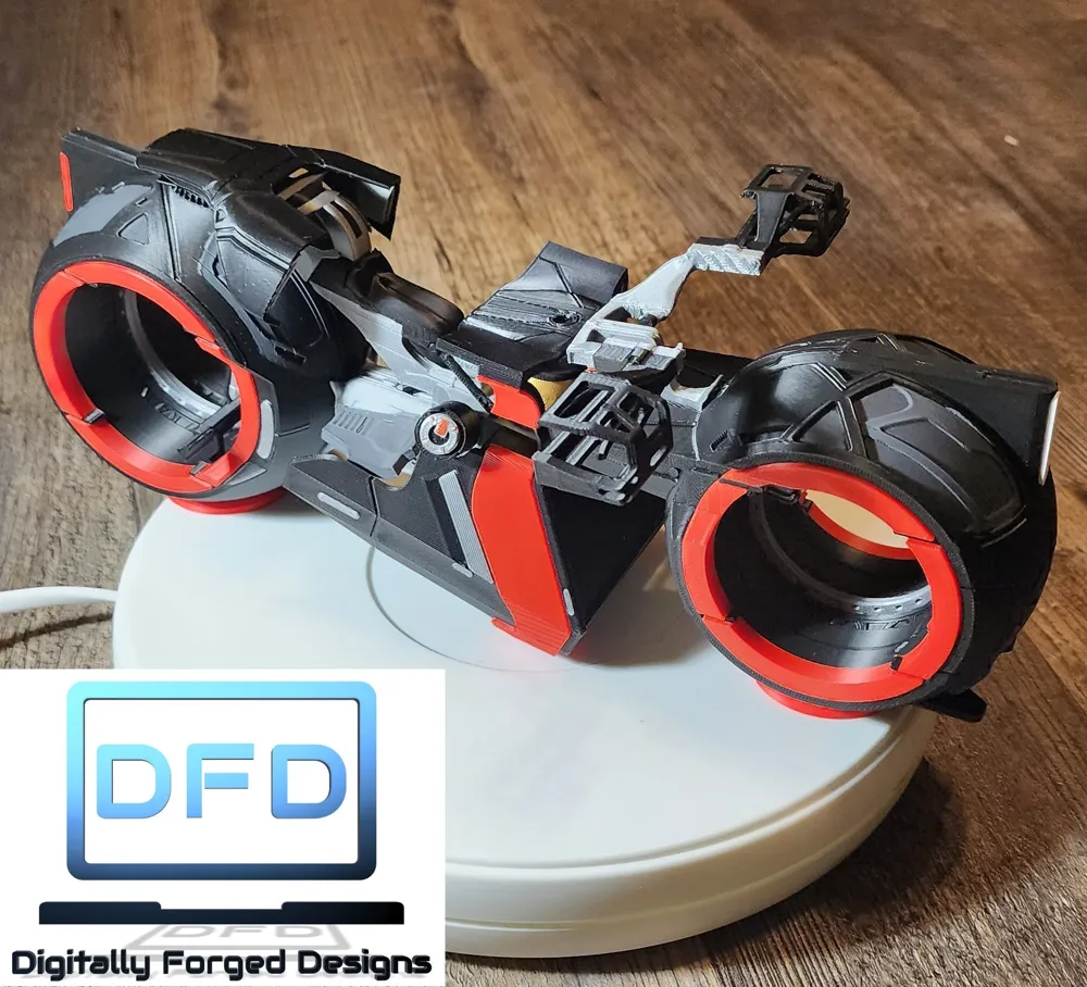 Tron Ares Screen Accurate Lightcycle - Free 3D Print Model - MakerWorld