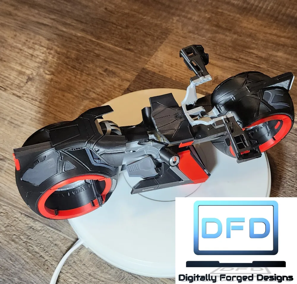 Tron Ares Screen Accurate Lightcycle - Free 3D Print Model - MakerWorld