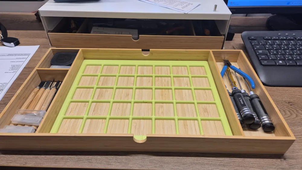 Gridfinity base for IKEA ELLOVEN monitor stand. by yddf24 MakerWorld ...