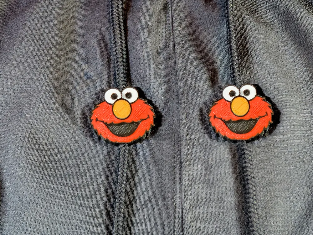 Elmo Drawstring Charm by sidbarret007 - MakerWorld