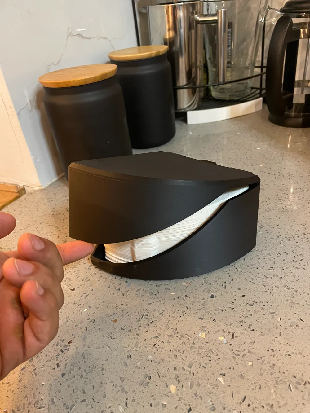 V60 size 1 Filter Container by Raoofk - MakerWorld