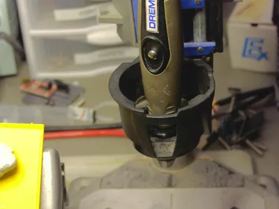 Dremel FlexShaft adapter for Dremel drill press - Free 3D Print Model ...