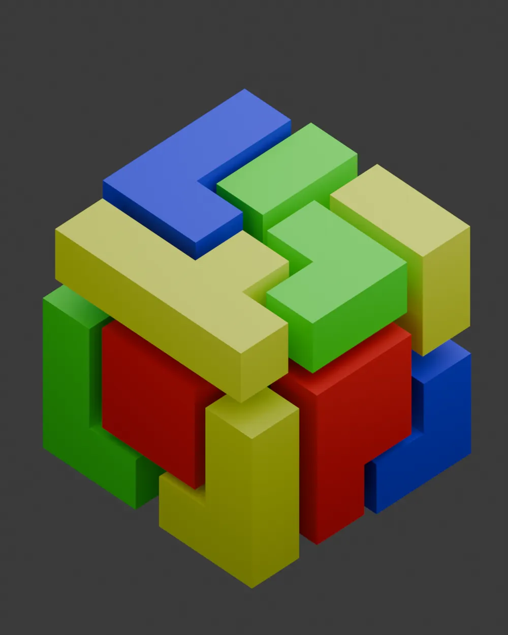 Impossible 3D Cube Puzzle with a Twist - Free 3D Print Model - MakerWorld