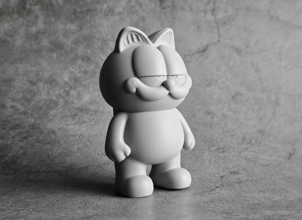 Garfield Decorative Toy Figurine by 云朵朵小姐姐的爸爸 MakerWorld: Download Free ...