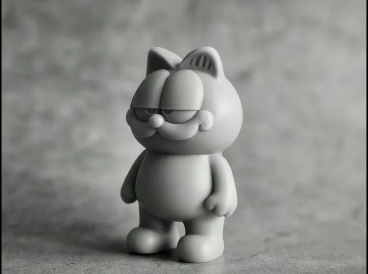 Garfield Decorative Toy Figurine by 云朵朵小姐姐的爸爸 MakerWorld: Download Free ...