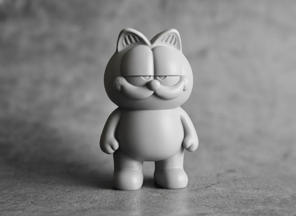 Garfield Decorative Toy Figurine by 云朵朵小姐姐的爸爸 MakerWorld: Download Free ...