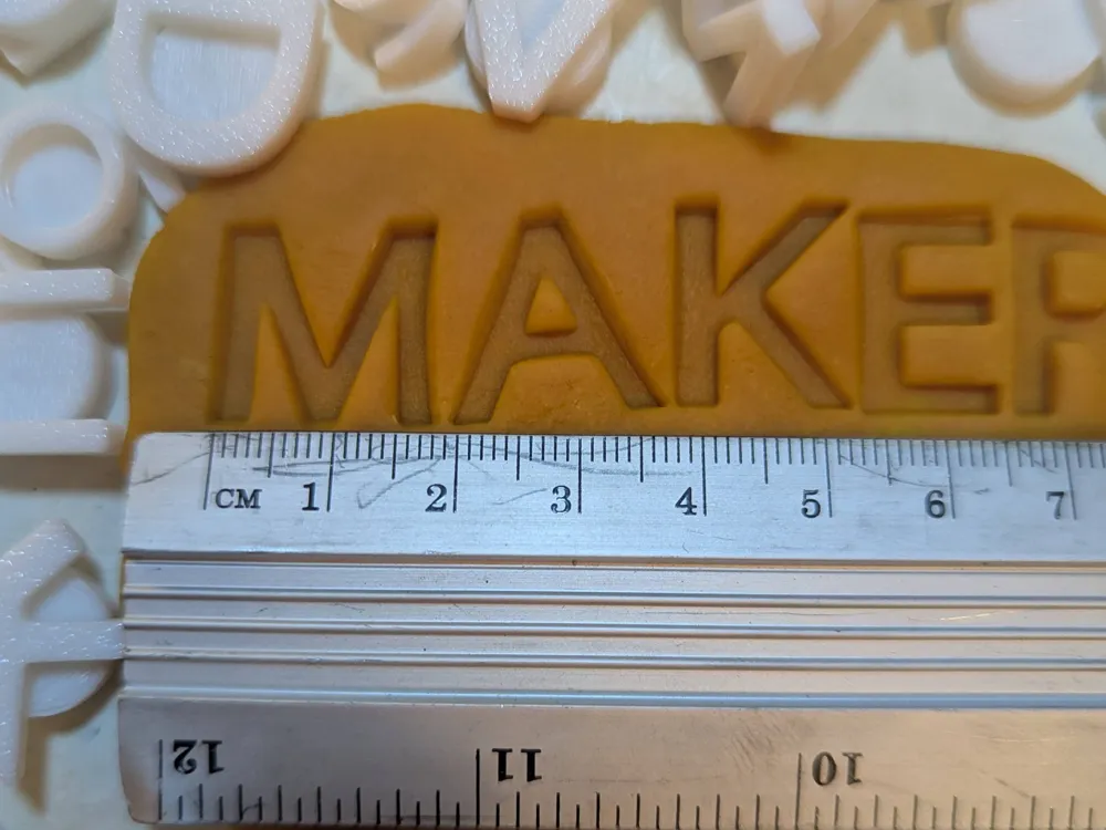 Play-Doh letter symbol stamps (fast print) by Janiss MakerWorld ...