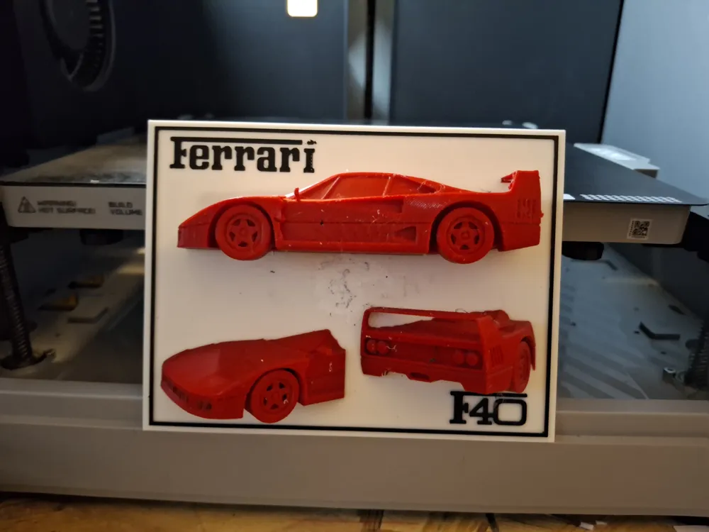 Ferrari F40 - Free 3D Print Model - MakerWorld