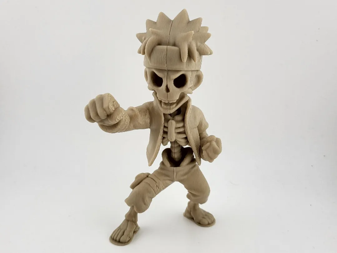 Naruto Skeleton Figure Ninja Pose - Free 3D Print Model - MakerWorld