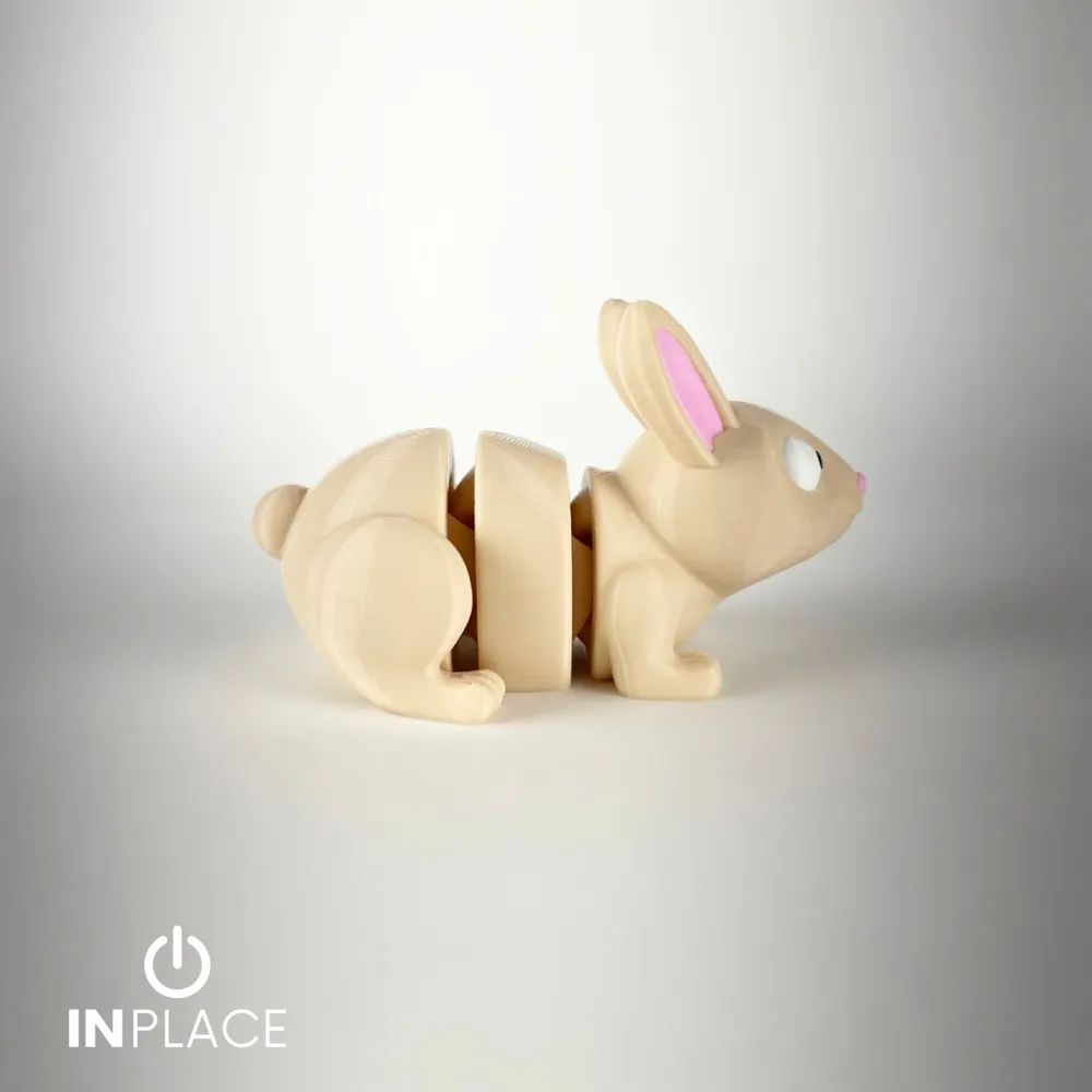 Cute Easter Bunny Articulated by InPlace MakerWorld: Download Free 3D ...