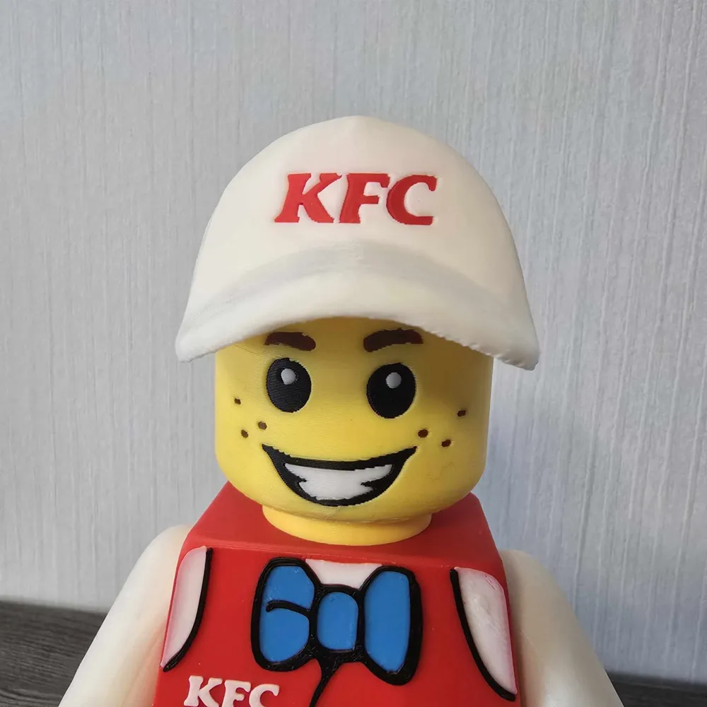 KFC Service Guy * 500% ~21 cm - Free 3D Print Model - MakerWorld