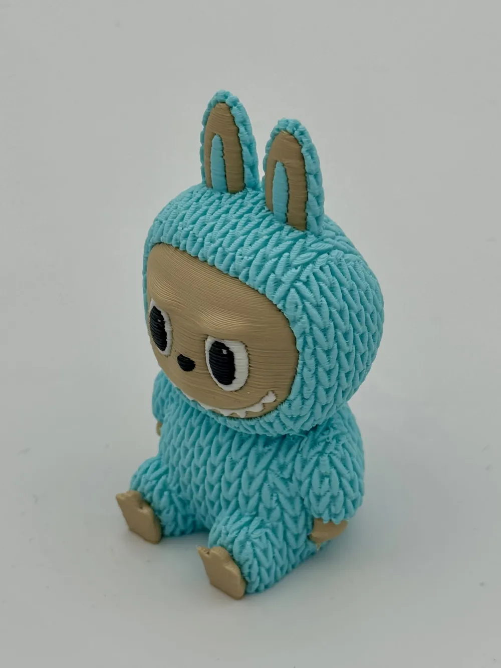 Cute Knitted sitting Labubu Remixed by ThreeDimensions MakerWorld ...