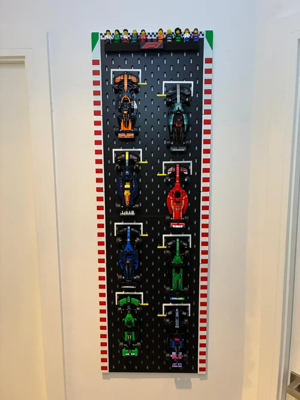 LEGO F1 Speed Champions Border Ikea SKÅDIS by AM DesignMakerWorld ...