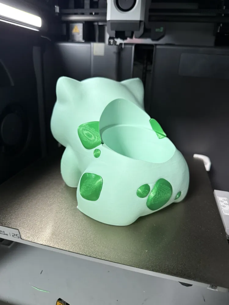 [Multiparts] Bulbasaur Plant Pot Remixed by bujawang MakerWorld ...