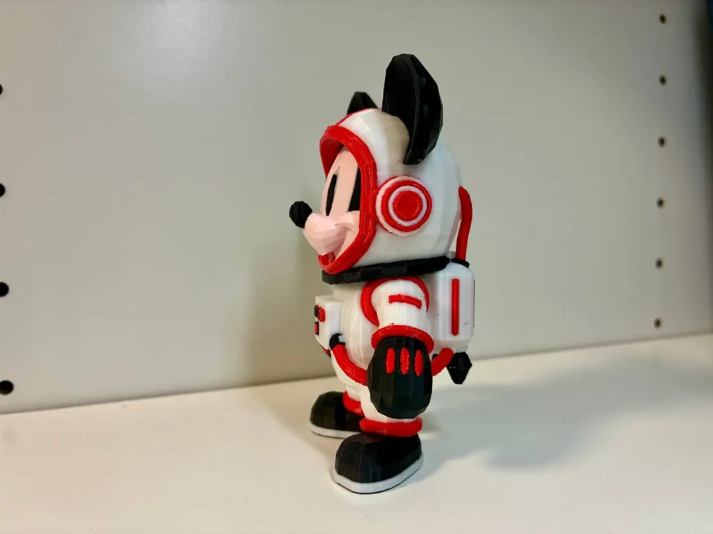Mickey Mouse the astronaut - Free 3D Print Model - MakerWorld